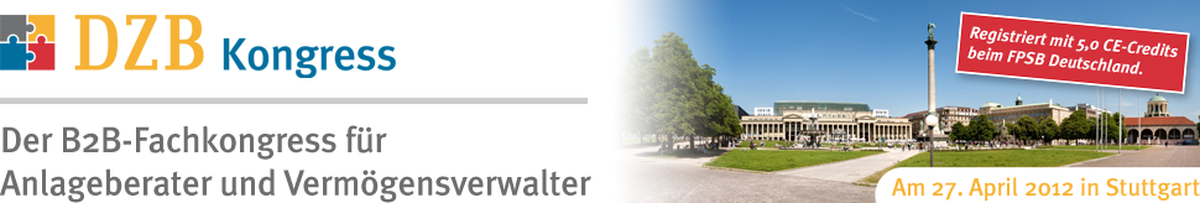 DZB Kongress auf der Invest 2012 - DZB Kongress